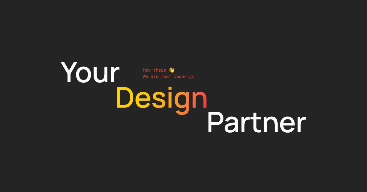 Team Codesign | A remote UI UX Design agency